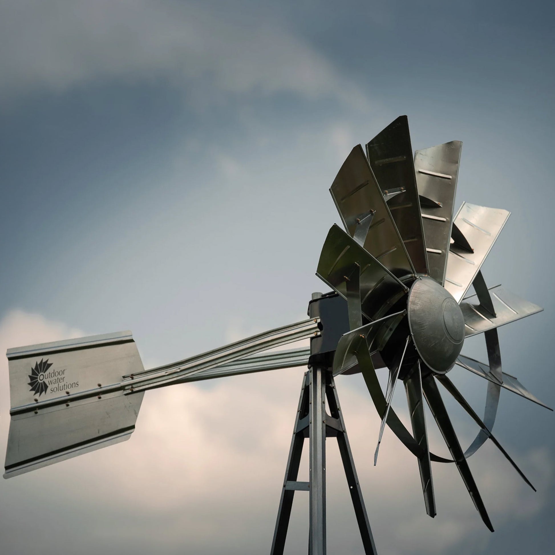 antique windmill head