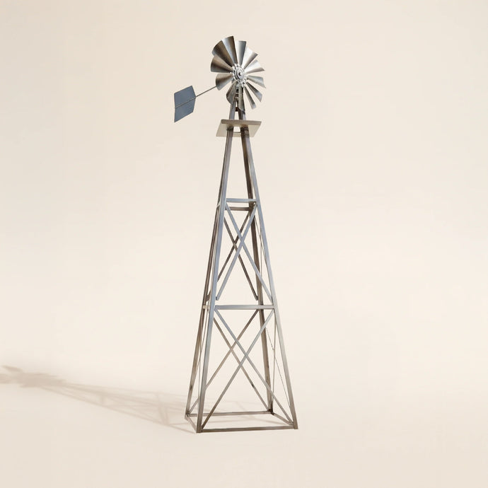 Steel Garden Windmill for Yard | 4 Leg – Outdoor Water Solutions